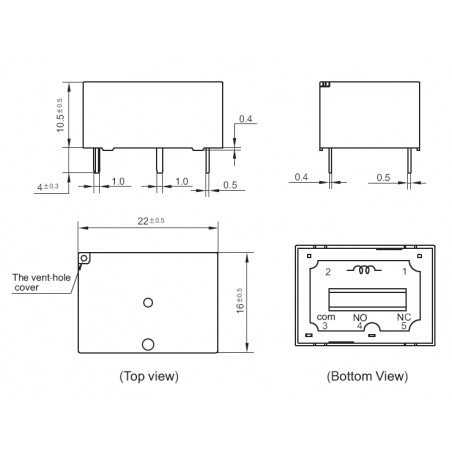 رله HF7520/012-HSTP