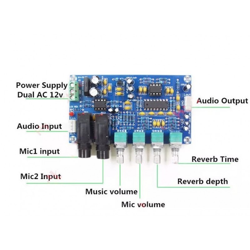 اکو آمپلی فایر XH-M173